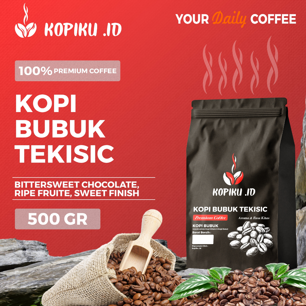 Jual Kopiku.id - Bubuk kopi Tekisic Asli Premium 500 GR | Shopee Indonesia