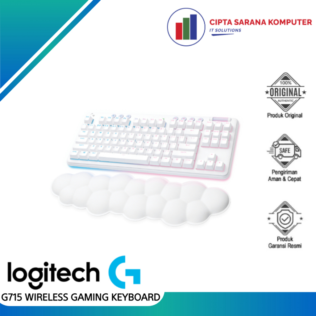Jual Logitech G715 Keyboard Gaming Wireless Bluetooth Mechanical TKL ...