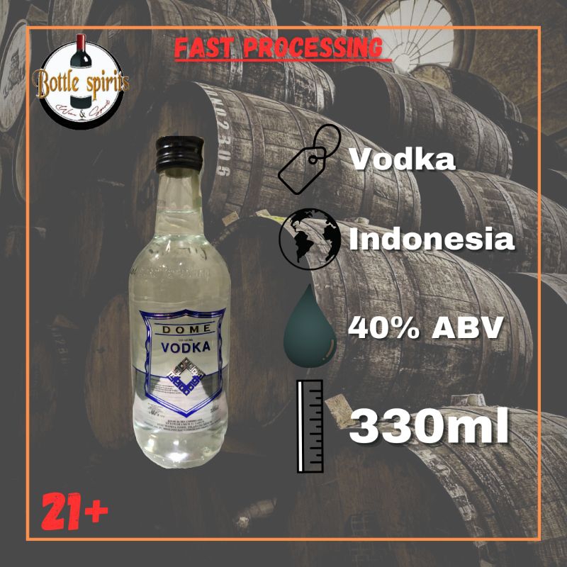 Jual [21+] Dome Vodka 330ml | Shopee Indonesia