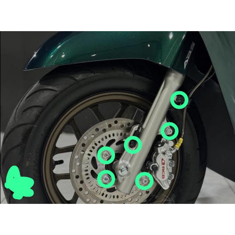 Jual Baut Set Titanium Stylo 160 ABS 8 PCS Baut Titanium | Shopee Indonesia