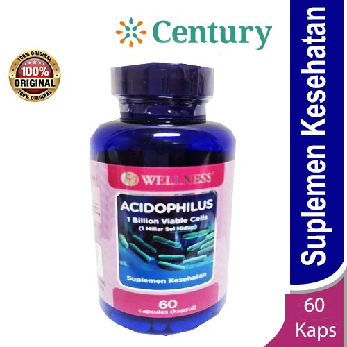 Jual Wellness Acidophilus Isi 60 Kapsul/ Suplemen | Shopee Indonesia