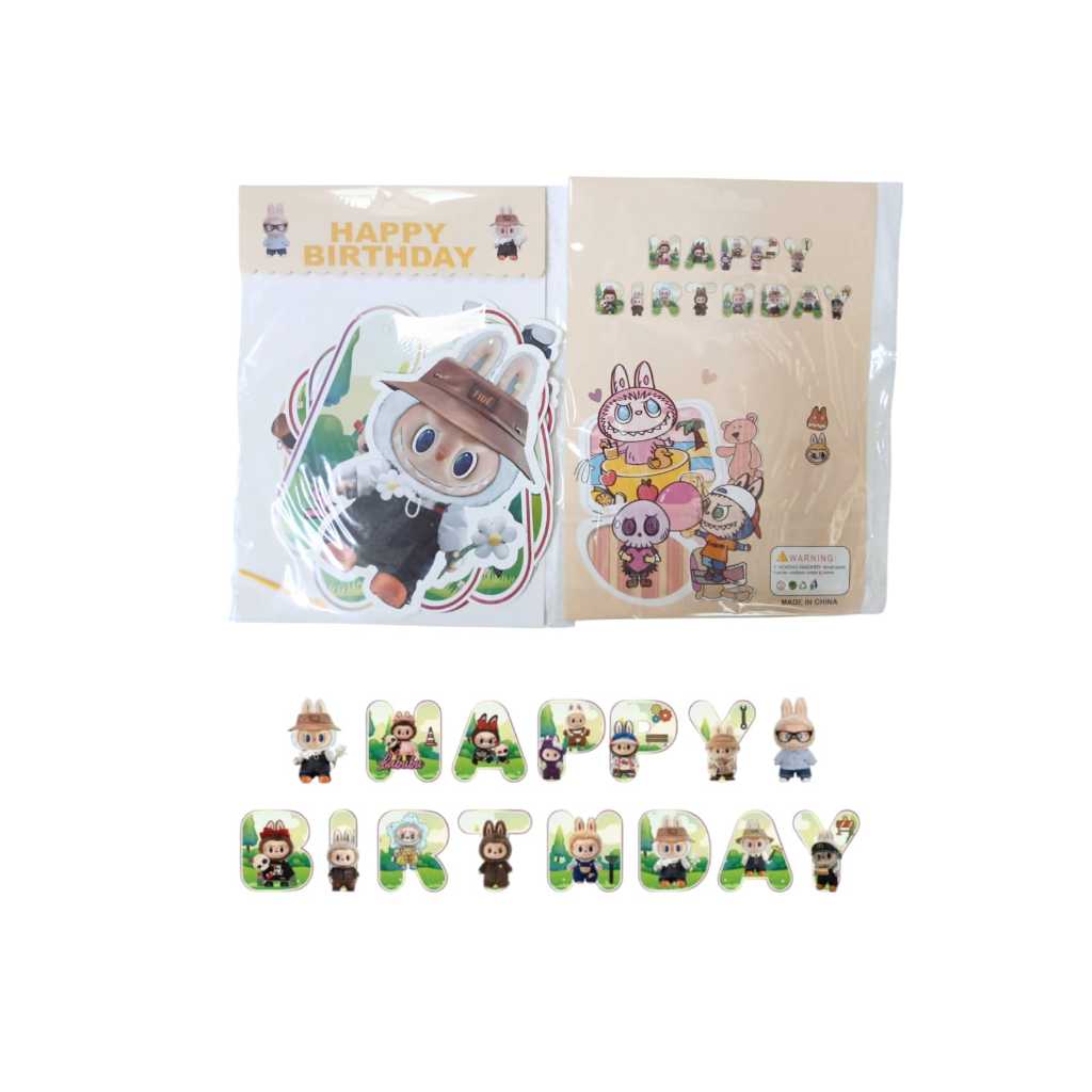 Jual Banner karakter hbd karakter lucu | banner ulang tahun anak ...