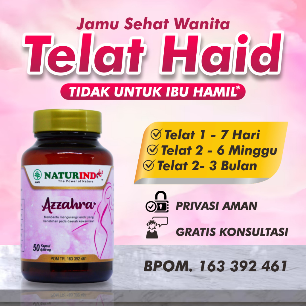 Jual Obat Telat Haid Ampuh PCOS Menstruasi Jamu Terlambat Datang Bulan ...