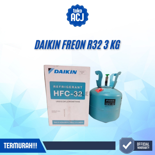 Jual FREON AC DAIKIN DSP R32 - 3 KG / DAIKIN REFRIGERANT R32 | Shopee Indonesia