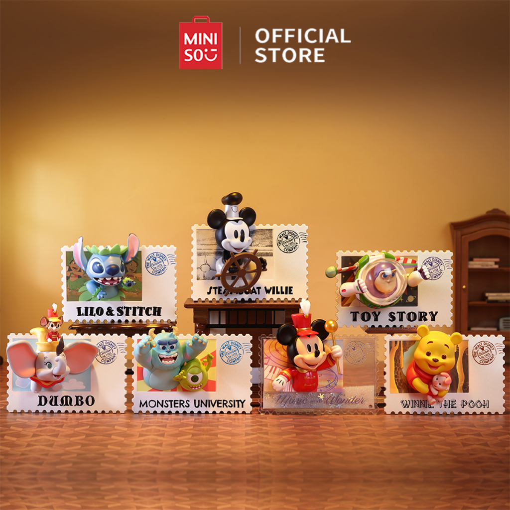 Jual MINISO TOY - Miniso x Disney Retro Stamp Collection Kotak Buta Surprise Box Figure Blind ...