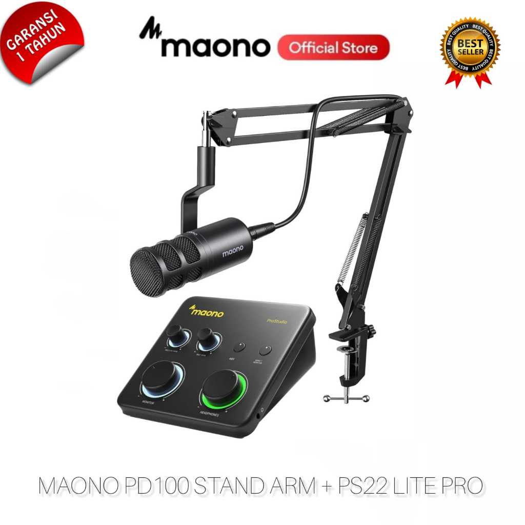 Jual MAONO PS22 LITE USB Audio Interface XLR Input 24bit 192kHz dan ...
