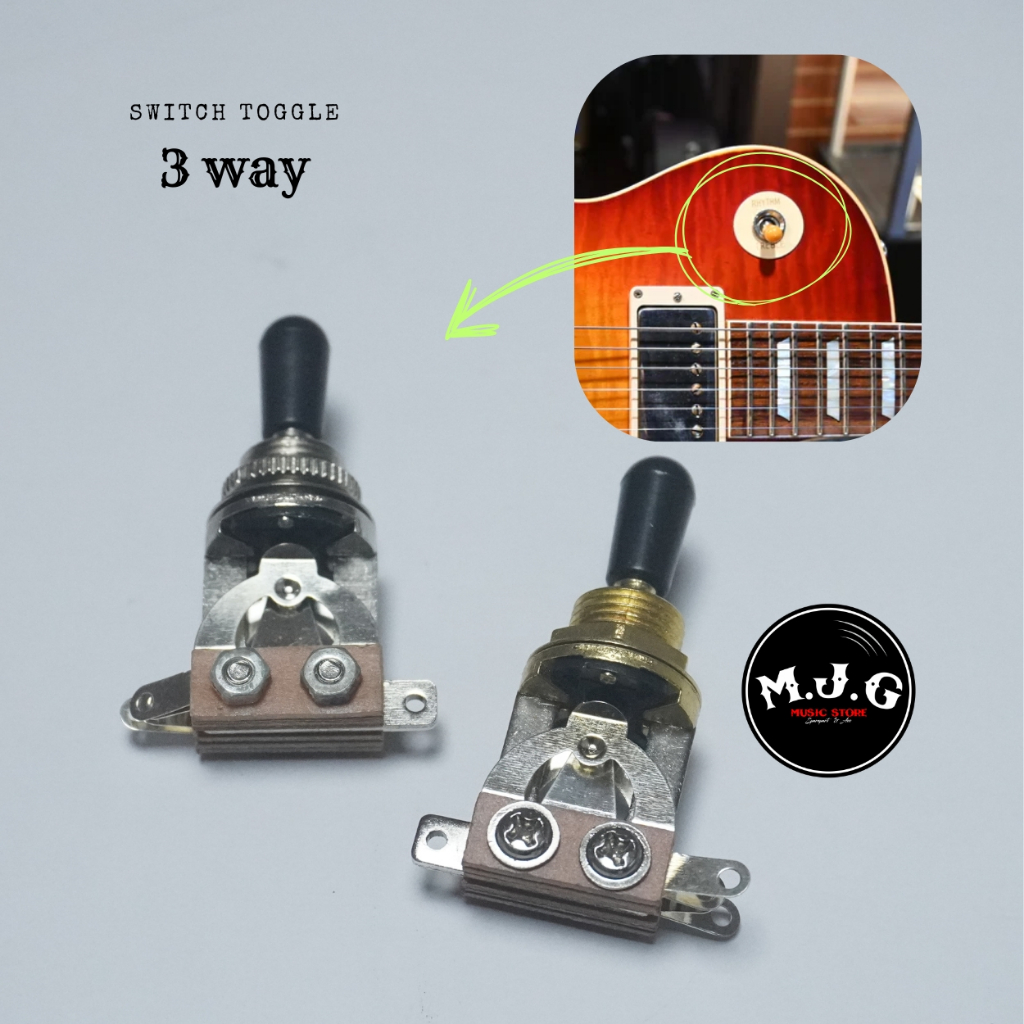 Jual Switch gitar elektrik 3 way arah untuk toggle switch les paul LP SG | Shopee Indonesia