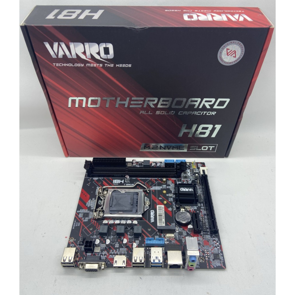 Jual MOTHERBOARD VARRO H81 LGA 1150 | Shopee Indonesia