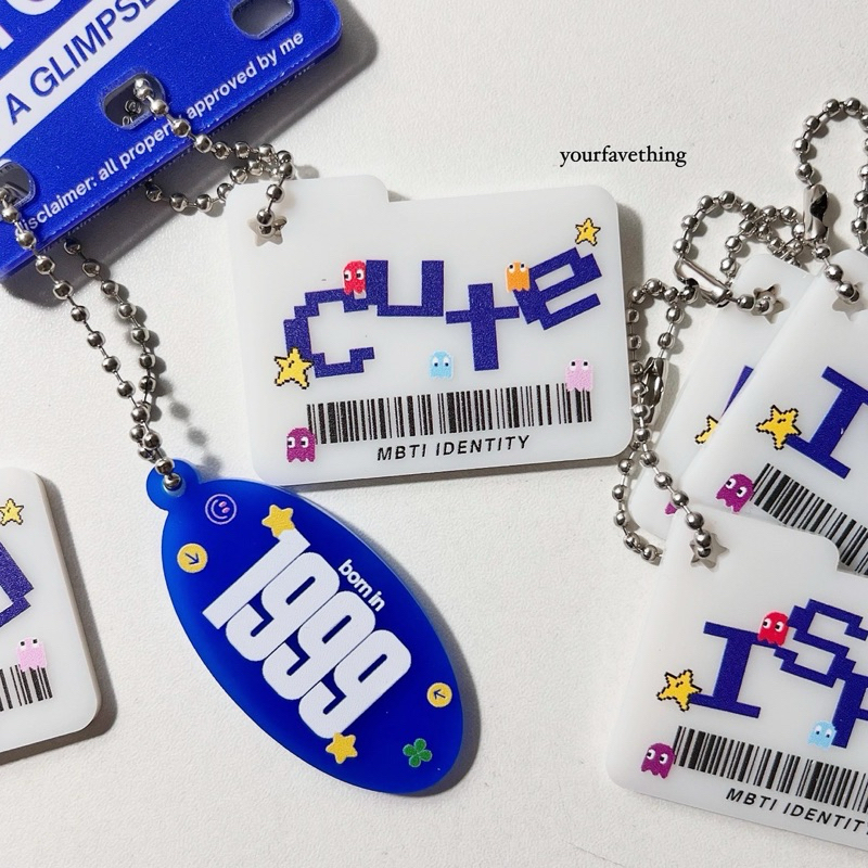 Jual [PO] My MBTI Identity My Line Keychain Gantungan Kunci | Shopee ...