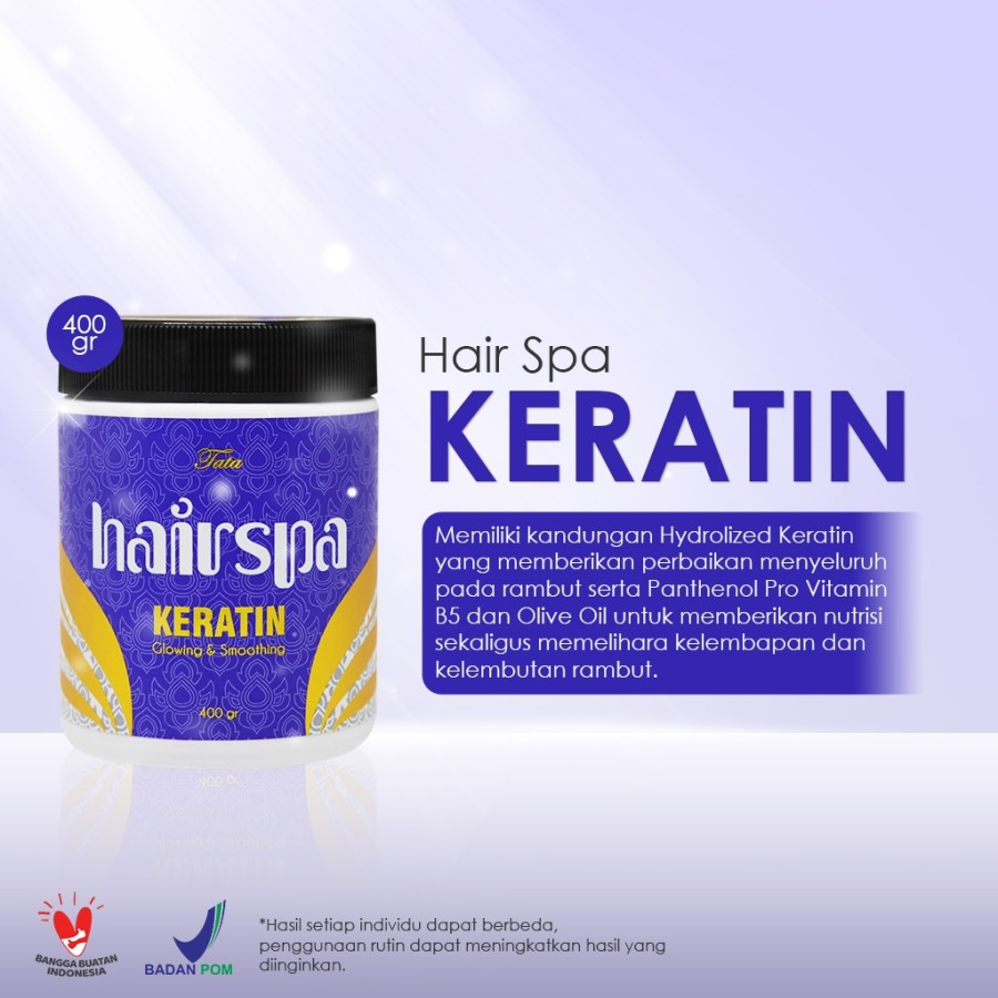 Jual TATA HAIR SPA KERATIN & Milk Hair Mask 400gr | Shopee Indonesia