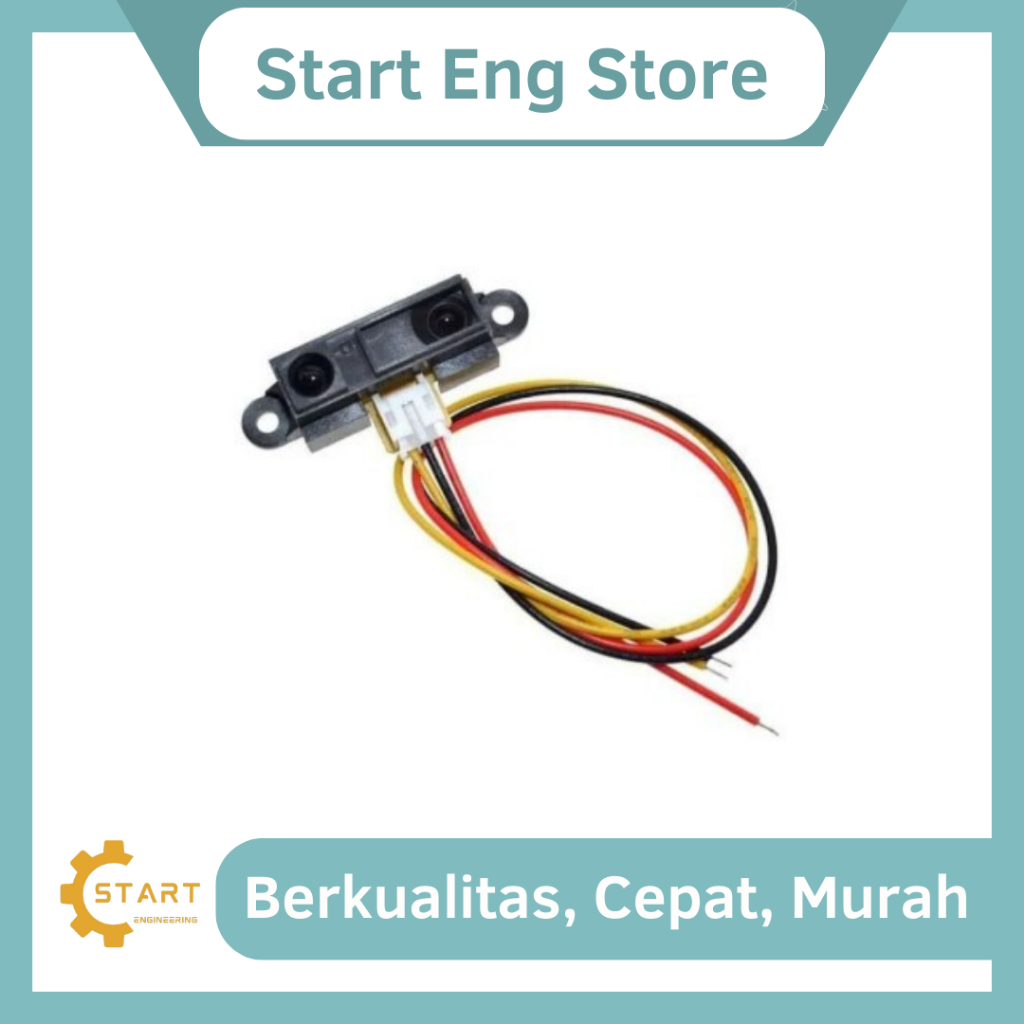 Jual Sensor Jarak Distance Sharp IR GP2Y0A21YK0F | Shopee Indonesia