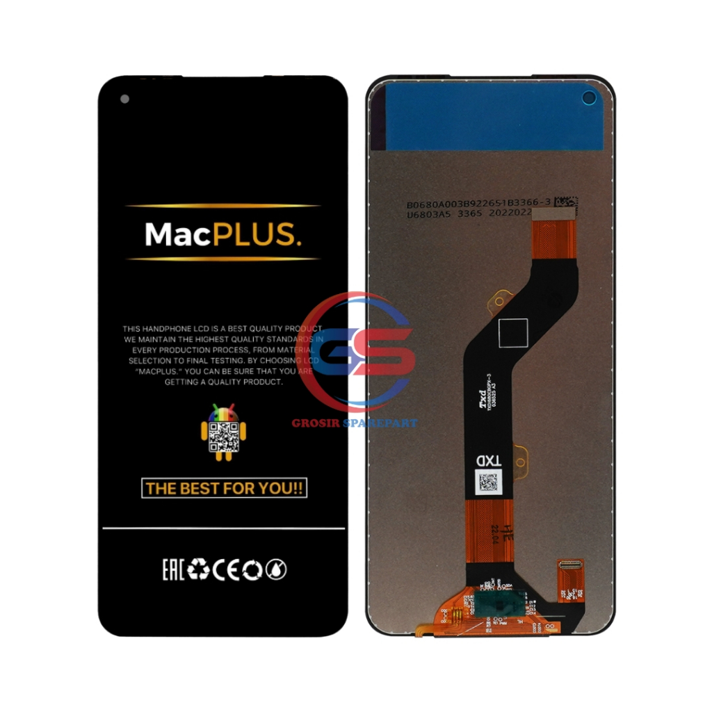 Jual LCD INFINIX HOT 10 / X682 MACPLUS FULLSET TOUCHSCREEN | Shopee ...