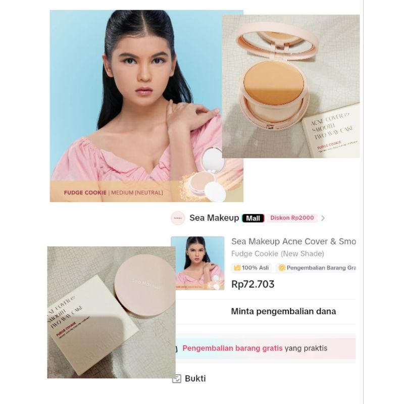 Jual PRELOVED SEA MAKEUP BEDAK PADAT | Shopee Indonesia