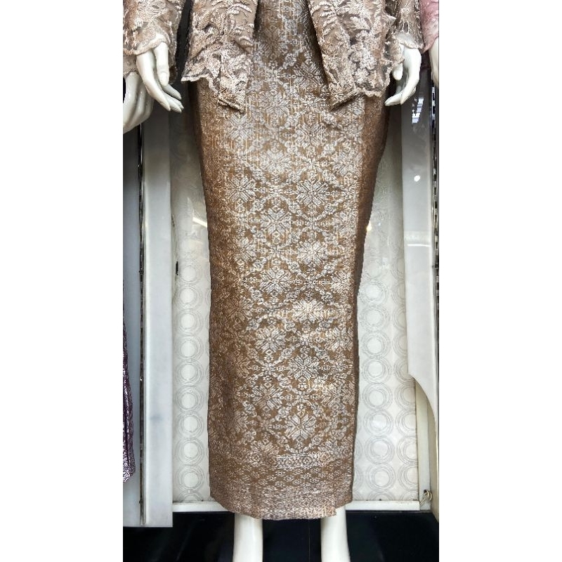 Jual Rok span songket palembang/bawahan kebaya/Rok span siap pakai ...
