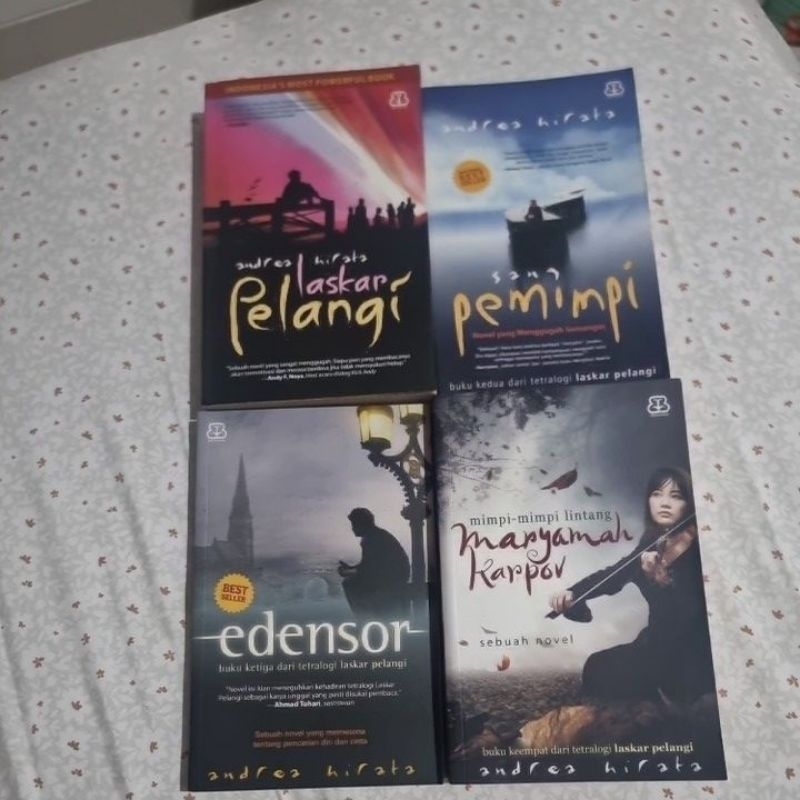 Jual Buku Original Tetralogi Andrea Hi rata Laskar Pe langi Edensor ...