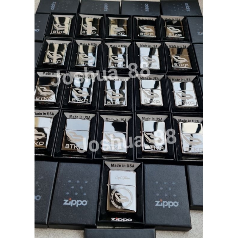 Jual Zippo Korek Api Custom Ukir Logo BTKP Bisa Request Gambar Logo ...