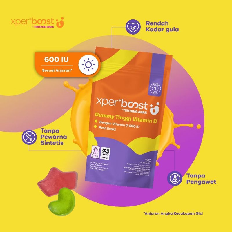 Jual Expert Boost - Gummy Vitamin D 600 IU Anak dan Dewasa | Shopee ...