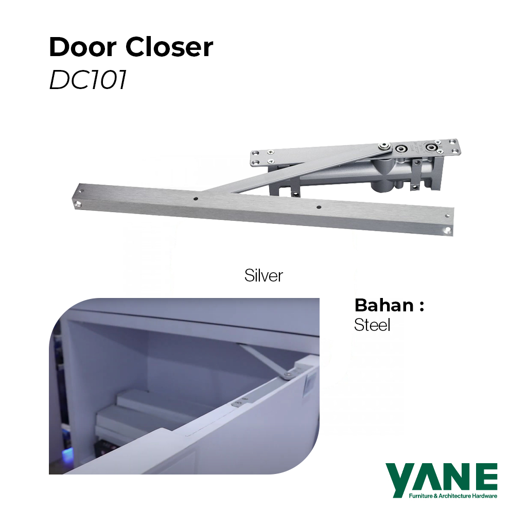Jual Penutup Pintu Tanam Otomatis Yane / Door Closer Tanam DC101 ...