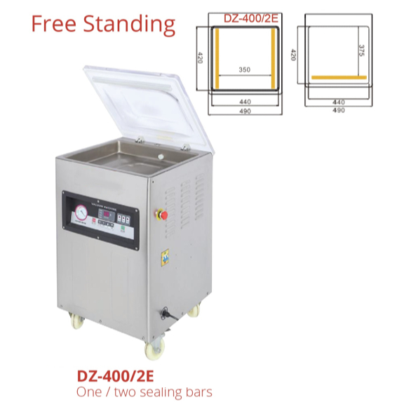 Jual Getra DZ-400/2E Vacuum Packaging Machine Free Standing - Mesin ...
