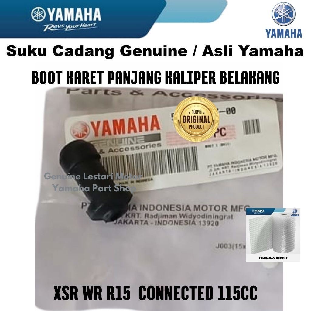 Jual Boot Karet Panjang Kaliper Belakang Wr R15 Xsr 155 Connected Asli ...