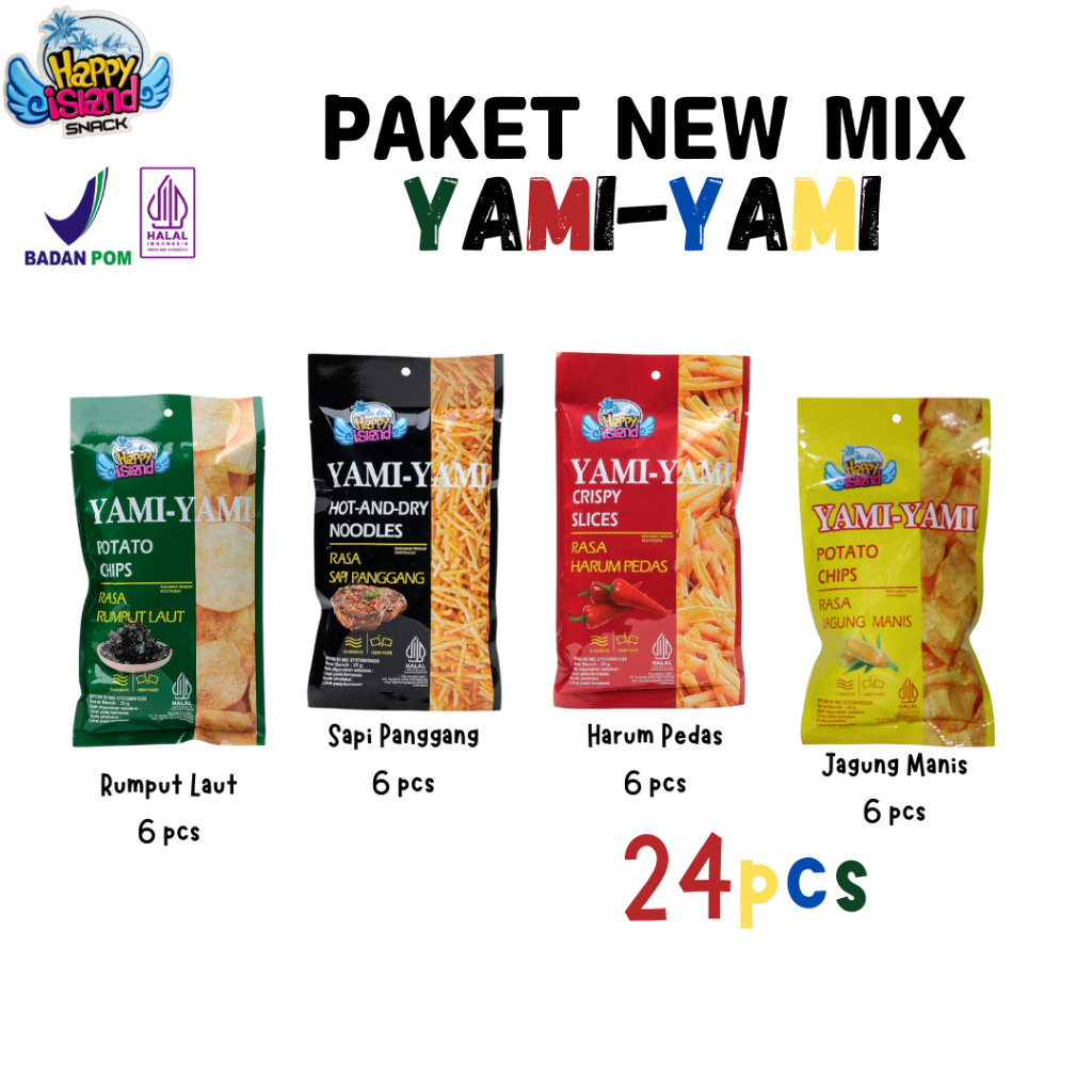 Jual Paket Snack MiX YAMI YAMI isi 24pcs | Shopee Indonesia