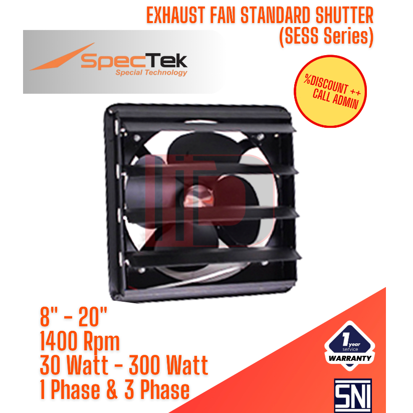 Jual Exhaust Fan Standard Shutter Spectek - Kipas Penghisap Udara ...