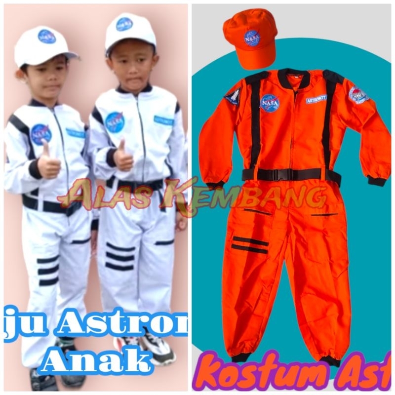 Jual Baju ASTRONOT NASA / Kostum Warpak Anak Astronot (TOPI) | Shopee ...