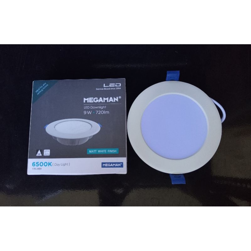 Jual LAMPU TANAM ATAP PLAFON TEMPEL PANEL DATAR LED DOWN LIGHT MEGAMAN ...