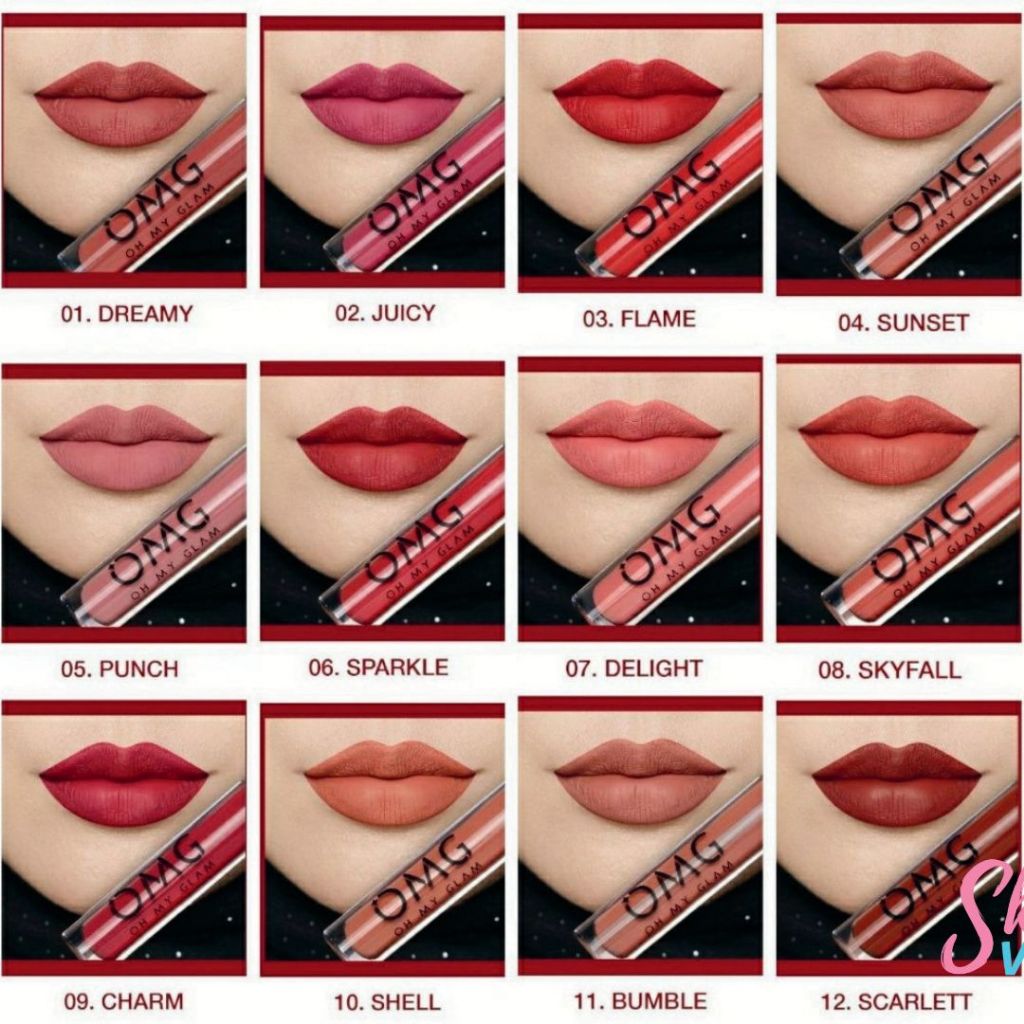 Jual OMG Lipcream Matte all shade | Shopee Indonesia
