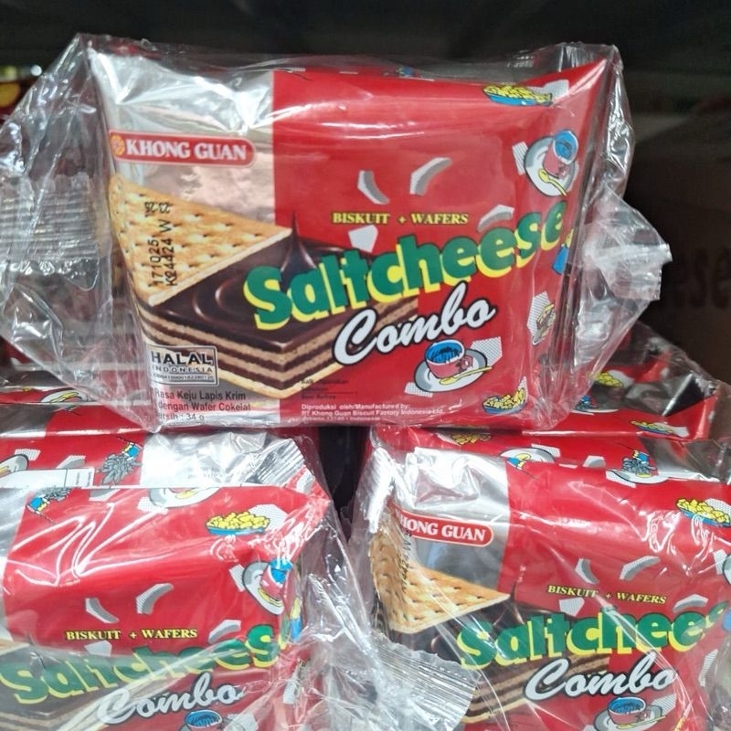Jual khong guan saltcheese combo 1 dus isi 10x 6p (60 sac) | Shopee ...
