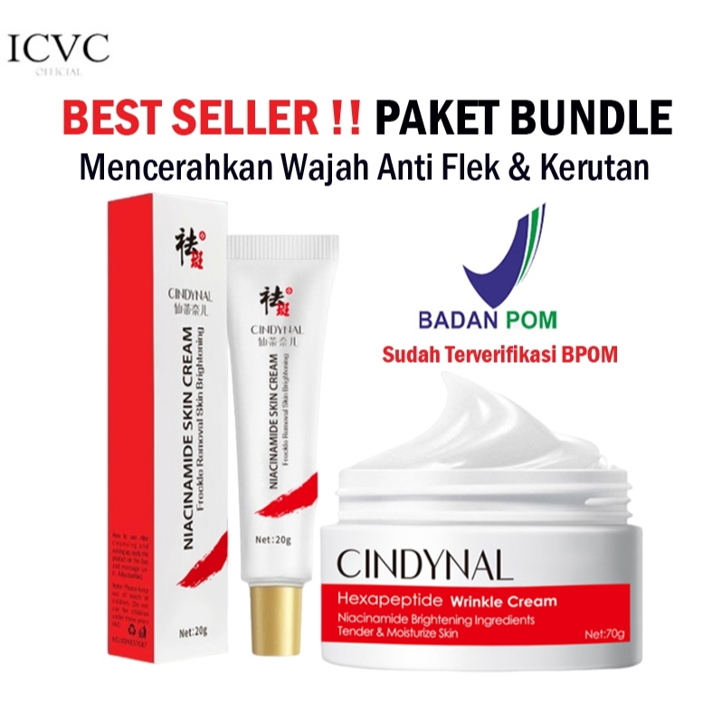 Jual BPOM 2IN1 Paket Wajah Glowing Cindynal Flek Hitam Atasi Bintik Melasma Kerutan Anti Aging ...