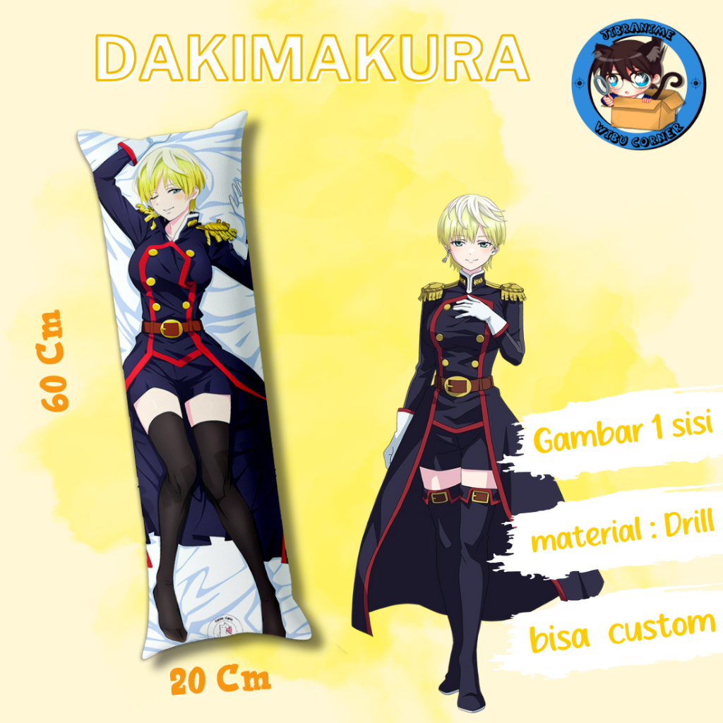 Jual dakimakura / guling tenka izumo / ukuran 20x60cm / sudah termasuk ...