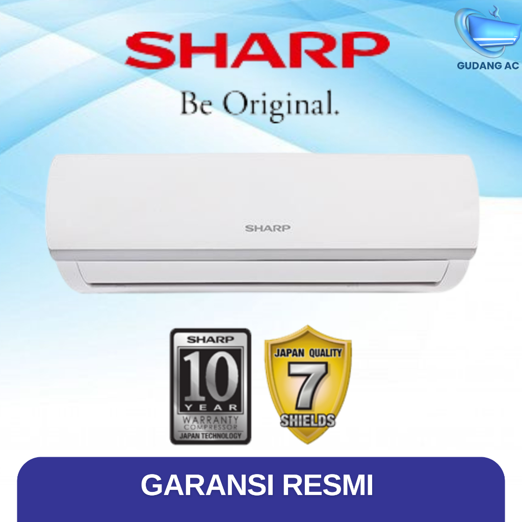 Jual AC Sharp 1 PK Split AH-A9ZCY R32 Turbo Cool | Shopee Indonesia