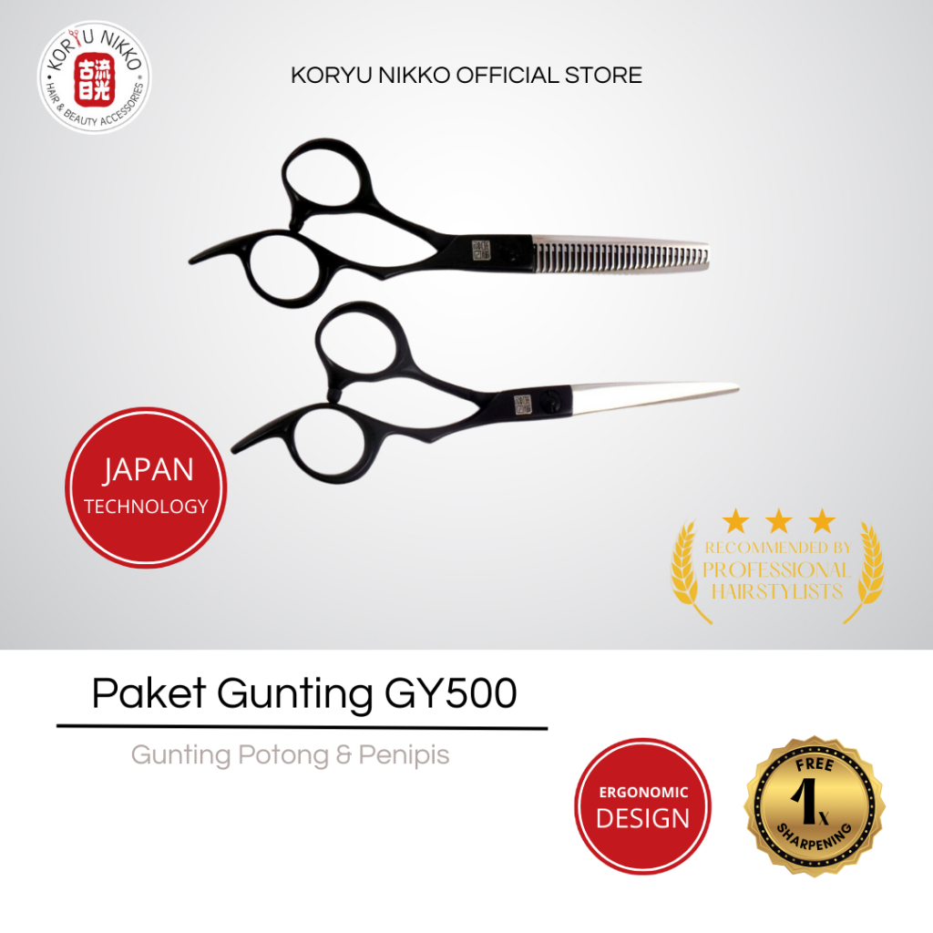 Jual Koryu Nikko - GUNTING Scissors - Gunting atau Penipis GY 500 ...