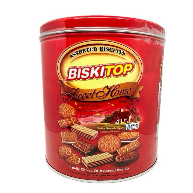 Jual BISKUIT BISKITOP ASSORTED SWEET HOME TRADITIONAL 500GR Cemilan ...