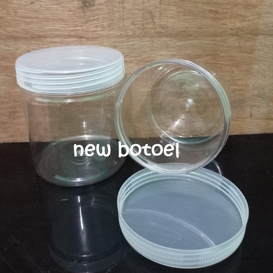Jual (Paket 18 pcs) Toples tabung 500/600ml toples kue toples plastik free pack | Shopee Indonesia