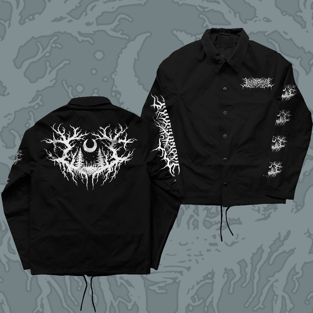 Jual Jaket Windbreaker Metal Band LORNA SHORE Waterproof Coach Jaket ...