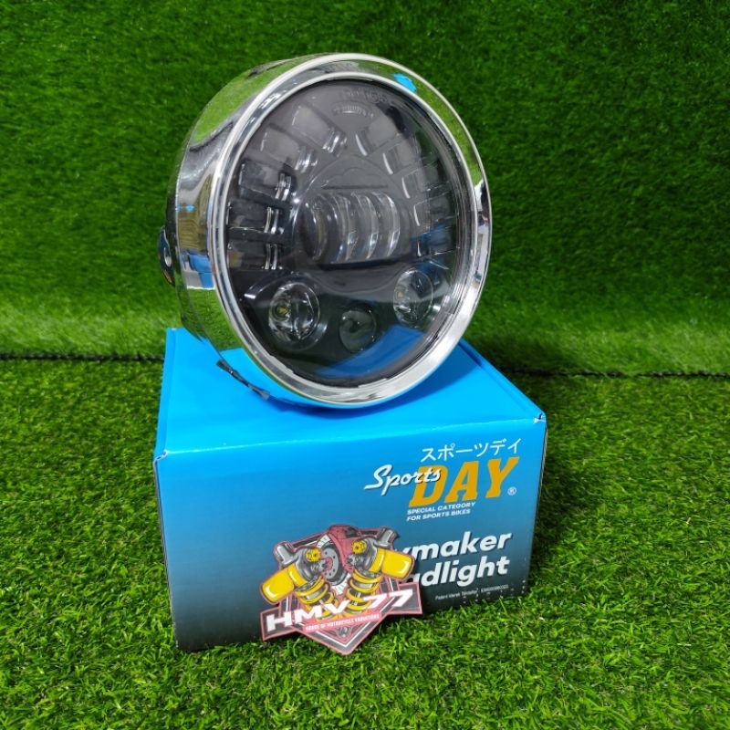 Jual BATOK TIGER REVO NEW SET LAMPU DEYYMEKER 7INCH DOUBLE SENJA BIRU ...