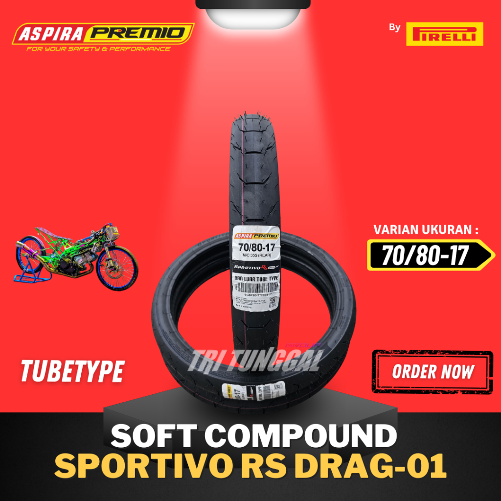 Jual [READY COD] BAN ASPIRA PREMIO SPORTIVO DRAG TUBETYPE SOFT COMPOUND ...