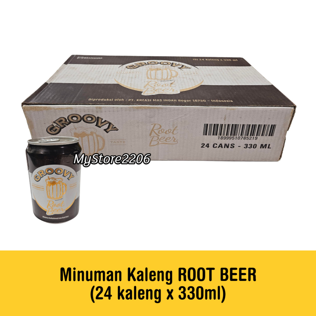 Jual Minuman Kaleng ROOT BEER 330ml x 24 kaleng (1 dus) (1 karton ...