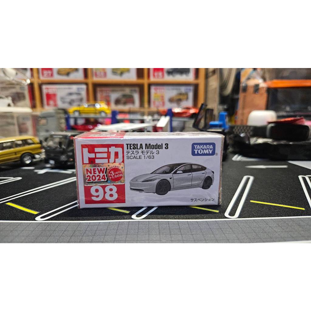 Jual Tomica 98 Tesla Model 3 Reg Color | Shopee Indonesia