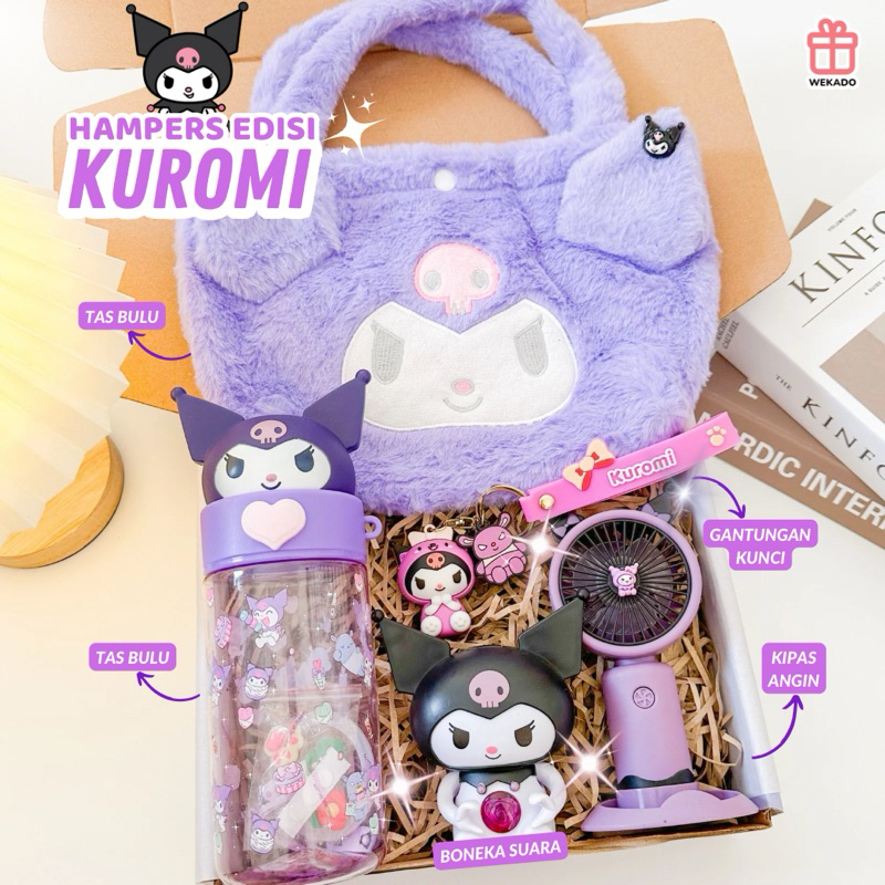 Jual [KUROMI] Gift Set Edisi Kuromi Hampers Karakter Sanrio Kuromi ...