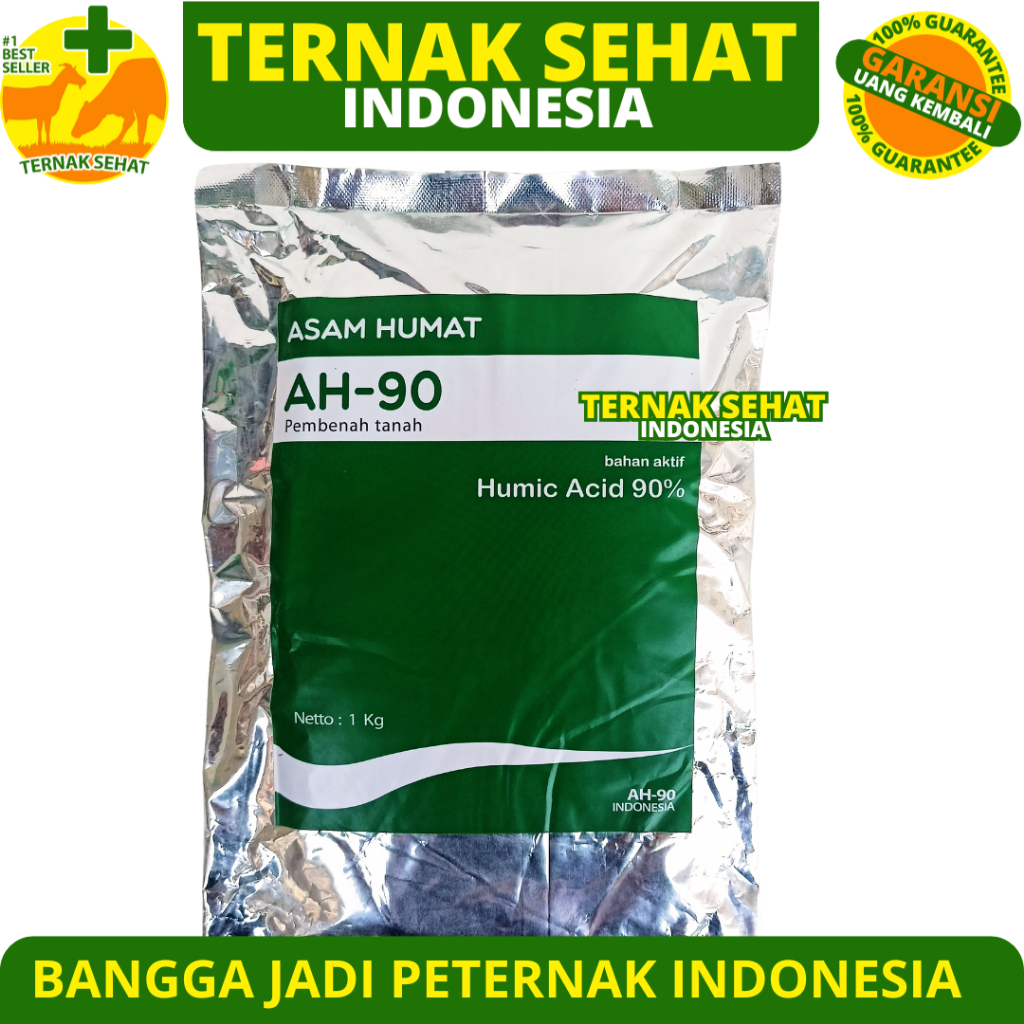 Jual ASAM HUMAT AH-90 1 KG - Sodium Humat 90% - Asam Humate Untuk Pembenah Tanah | Shopee Indonesia