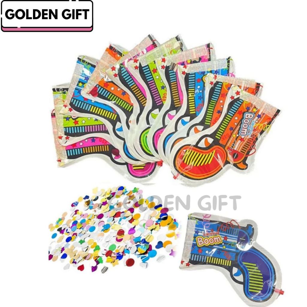 Jual balon pistol balon ulang tahun dekorasi ulang tahun balon Confetti ...