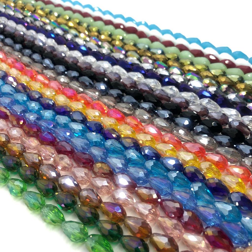 Jual Manik Kristal / Crystal Ceko Tetes 10x15mm | Shopee Indonesia