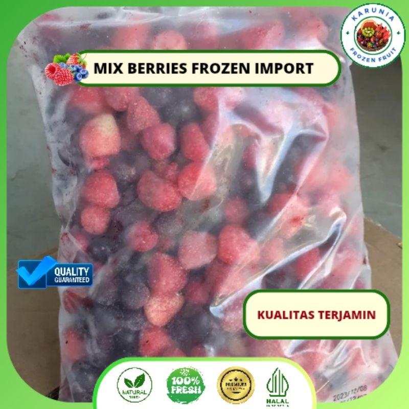 Jual MIXBERRIES FROZEN IMPORT / MIXBERRIES BEKU PREMIUM / FROZEN MIX ...