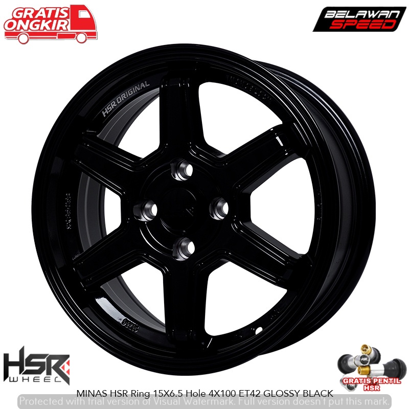 Jual VELG MOBIL BRIO VIOS NISSAN MARCH CALYA MOBILIO HSR MINAS RING 15 ...