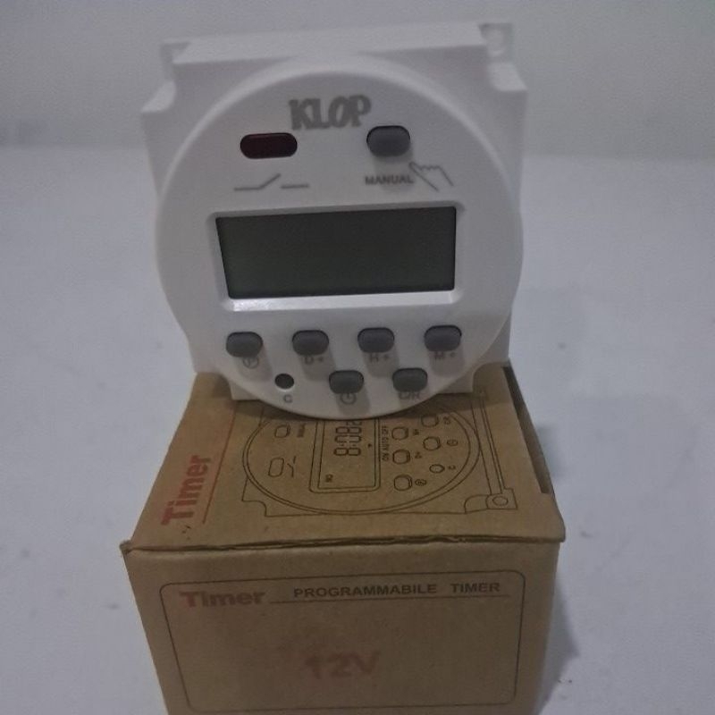 Jual Timer Bulat DC 12 Volt 16 Ampere | Shopee Indonesia