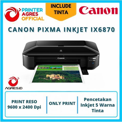 Jual CANON PRINTER PIXMA INKJET IX6870 ORIGINAL IX-6870 | Shopee Indonesia