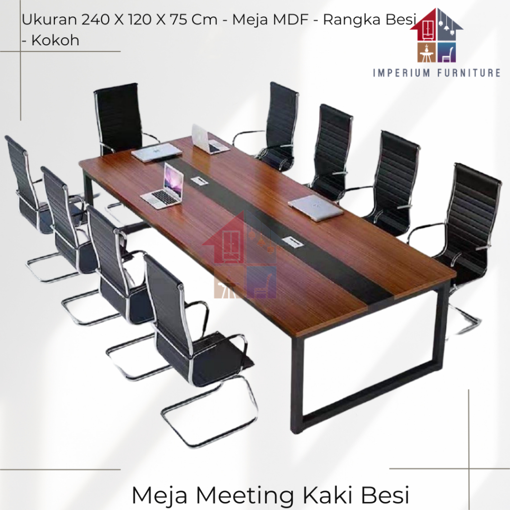 Jual Meja Meeting / Meja Rapat / Meja Rapat Kaki Besi / Meja Rapat Besi ...